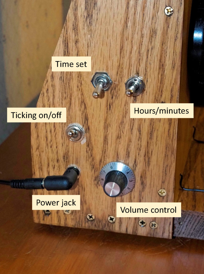 Large Talking Clock | Mulberry wing